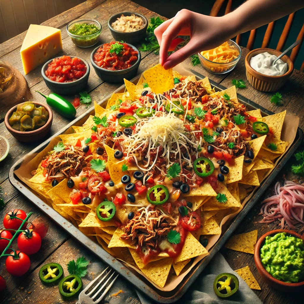 Chef Ed's Loaded Nachos with Meat and Cheese Recipe - Protein Peptides