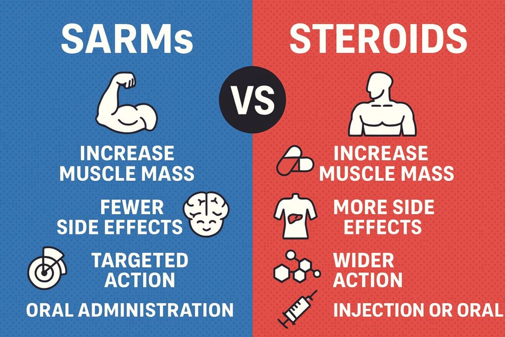 SARMs vs. Steroids - Steroidology.com